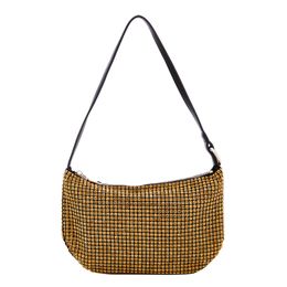NAEMI Schultertasche Damen Gr&ouml;&szlig;e One Size gold / schwarz