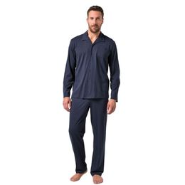 JP1880 Langer Schlafanzug in navy blau | Gr.: L