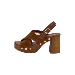 Les Tropeziennes Les Trop&eacute;ziennes Sandale 'Paloma &ndash; Ledersandalen mit Absatz' Damen Gr&ouml;&szlig;e 37 braun