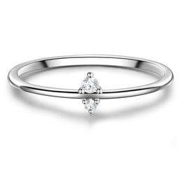 Glanzst&uuml;cke M&uuml;nchen Glanzst&uuml;cke M&uuml;nchen Ring female size 52 Silver / Transparent