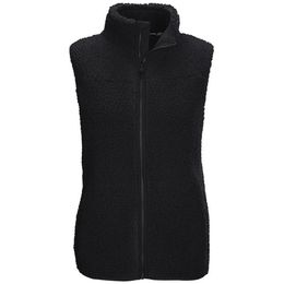 Killtec KOW 7 Damen Sherpa-Fleeceweste schwarz 46 - Damenjacken