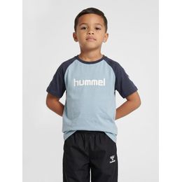 Hummel T-Shirt Hmljr Logo Kinder in DUSTY BLUE | Gr.: 134/140