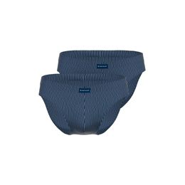 Tom Tailor Slip 2Er Pack Alaska in blau-mittel-Streifen | Gr.: 5