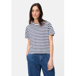 Camel Active T-Shirt mit Rundhalsausschnitt in Ozeanblau | Gr.: M