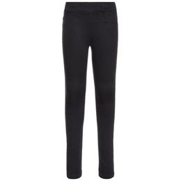 name it Weiche Leggings in Jeans- Loook f&uuml;r M&auml;dchen in Schwarz | Gr.: 164