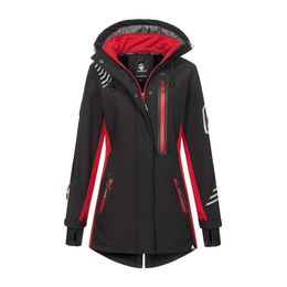 Rock Creek Softshellmantel in Schwarz | Gr.: 3XL