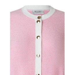 M&auml;rz M&auml;rz Strickjacke in rosa wei&szlig; - 0001 | Gr.: 46
