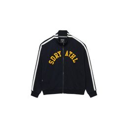 Superdry & Co Sweatjacke 'Athletic Essentials' Damen Gr&ouml;&szlig;e S marine / dunkelgelb / wei&szlig;