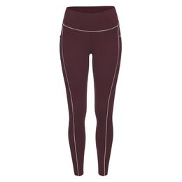 Copenhagen Studios Funktionsleggings in weinrot | Gr.: L