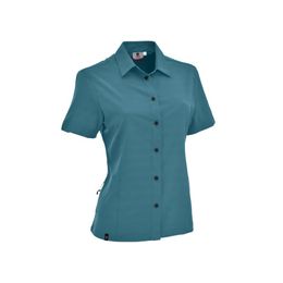Maul Sport Bluse Halserspitze Fresh in Blau | Gr.: 44