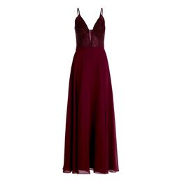 Vera Mont Abendkleid mit Stickerei in Deep Dahlia | Gr.: 42