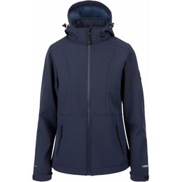 DLX Softshelljacke in Blau | Gr.: XXS
