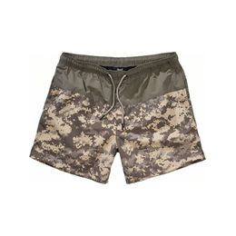 Brandit Badeshort "Swimshort Basic" in Gr&uuml;n | Gr.: XL