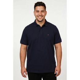 Tommy Hilfiger Big & Tall Herren Poloshirt "BT-1985 REGULAR POLO", blau, Gr. 4XL, TOMMY HILFIGER BIG & TALL, Piqu&eacute;, Obermaterial: 96% Baumwolle, 4% Elasthan, Shirts, Gro&szlig;e