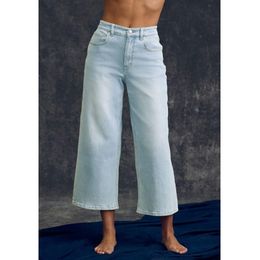 Lascana 7/8-Jeans in light blue washed | Gr.: 34
