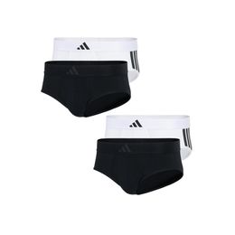 Adidas Slip Active Flex Cotton 3 Stripes in black/white | Gr.: XL