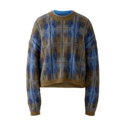 Oui Pullover in lt brown blue | Gr.: 42