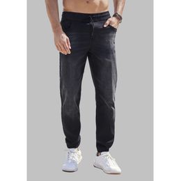 John Devin Jogger Pants in black-denim | Gr.: S