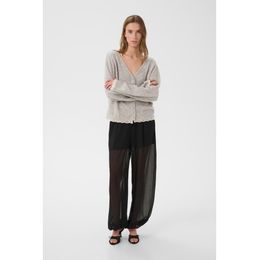Karen Simonsen Karen By Simonsen Strickjacke KBEris Feminine in Grey Melange | Gr.: L