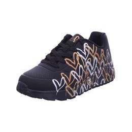 Skechers Sneaker UNO LITE - METALLIC LOVE in black/gold | Gr.: 33