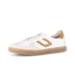 Gabor Damen Sneaker "Sneaker low", Gr. 38, wei&szlig;, Schuhe