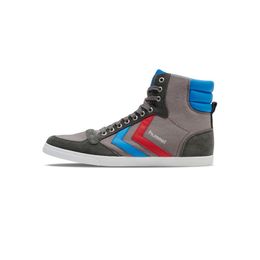 Schn&uuml;rsenkel Sneaker Hummel Slimmer Erwachsene in CASTLEROCK/RIBBONRED/BRIL BLUE | Gr.: 39
