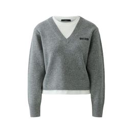 Oui Pullover in steel grey | Gr.: 38