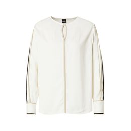 BOSS Bluse 'Banariah' Damen Gr&ouml;&szlig;e S beige / schwarz / wei&szlig;