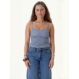 ITS MAY Top Evelina in Blue-White | Gr.: XL