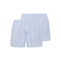 Hanro Boxershorts Fancy Woven in Small Vichy Check | Gr.: L