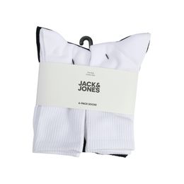 Jack & Jones Jack & Jones Socken 'JACNOLAN' Herren Gr&ouml;&szlig;e 41/46 graumeliert / schwarz / wei&szlig;