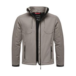 Amaci&Sons Amaci&Sons Softshelljacke VISALIA in Dunkelgrau | Gr.: L