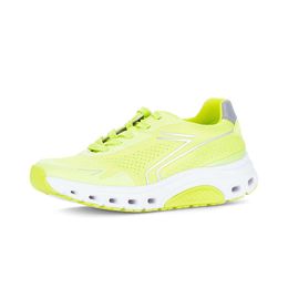 Gabor Damen Sneaker "Sneaker low", Gr. 42, gelb, Schuhe
