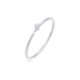 Elli Ring 925 Sterling Silber Verlobungsring in Silber | Gr.: 58