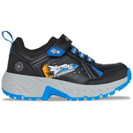 Lotto Kinder Sneaker, Gr. 33, schwarz, Synthetik, Textil, mehrfarbig, Schuhe, - mit Blinklichtern