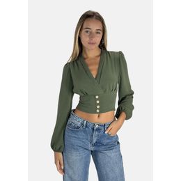 Elara Bluse Damen Gr&ouml;&szlig;e XL oliv