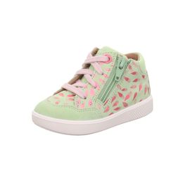 Superfit Sneaker High SUPIES in Hellgr&uuml;n/Rosa | Gr.: 23