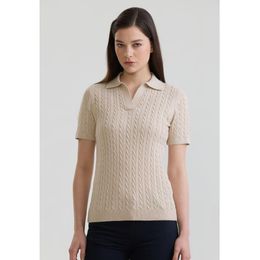 Felix Hardy Polo Shirt Kurzarm in Beige | Gr.: XL