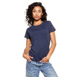 Cotton Prime 2 St&uuml;ck Damen T-Shirt O-Neck - Tee in dunkelblau | Gr.: xxxl