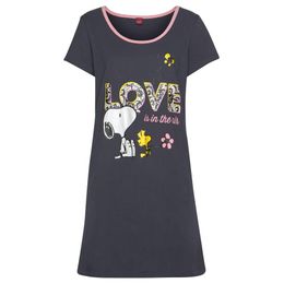 PEANUTS Sleepshirt in anthrazit | Gr.: 32/34