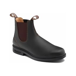 Blundstone Chelsea Boot "#067 Stout Brown Leather With Lining (Dress)" in Braun | Gr.: 39
