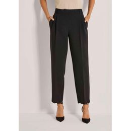 Madeleine Mode MADELEINE Bundfaltenhose mit Stretch-Komfort in schwarz | Gr.: 34