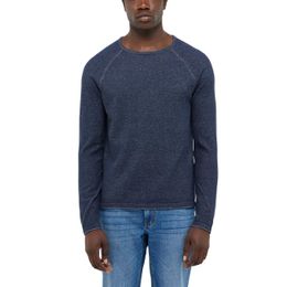 Mustang Herren Cardigan "Herren Style Elvin", blau, Gr. XL, 100% Baumwolle, Strickjacken