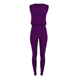 WINSHAPE Functional Comfort Jumpsuit JS102LSC in dark plum | Gr.: XL