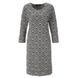 Aniston SELECTED Jerseykleid in schwarz-grau melange | Gr.: 40