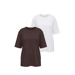 Ulla Popken Shirt in mahagoni | Gr.: 54-56
