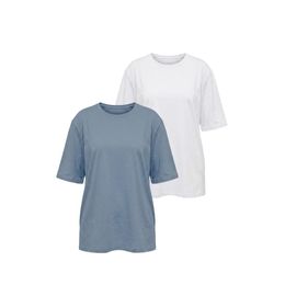 Ulla Popken Shirt in blau | Gr.: 58-60