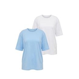 Ulla Popken Shirt in himmelblau | Gr.: 42-44