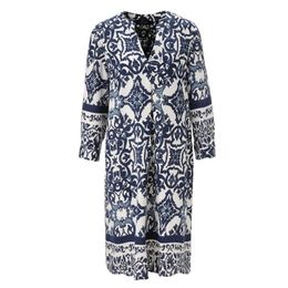 Aniston SELECTED Blusenkleid in hellblau-wei&szlig;-dunkelblau | Gr.: 38