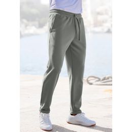 John Devin Herren Jogger Pants "Jogg Pants, Schlupfhose", grau, Gr. XXL, Piqu&eacute;, Obermaterial: 83% Polyester, 13% Viskose, 4% Elasthan, Hosen,
